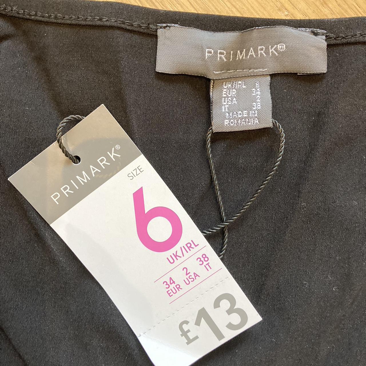 Primark Women's Black Crop-top | Depop