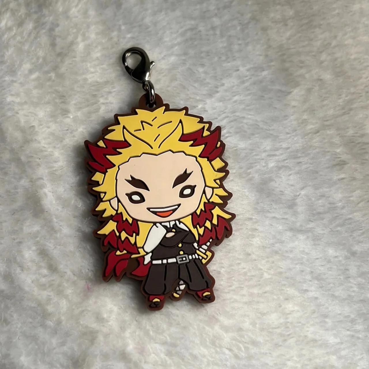 Demon Slayer Kyojuro Rengoku Nitotan Rubber... - Depop