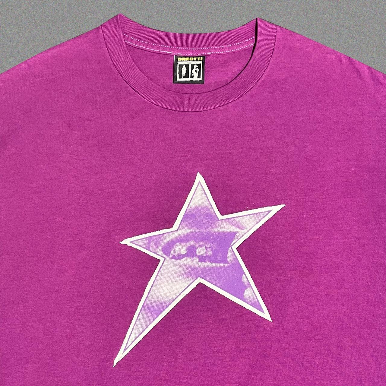 “Smile, even if you’re ugly” Patchwork Tee Star... - Depop