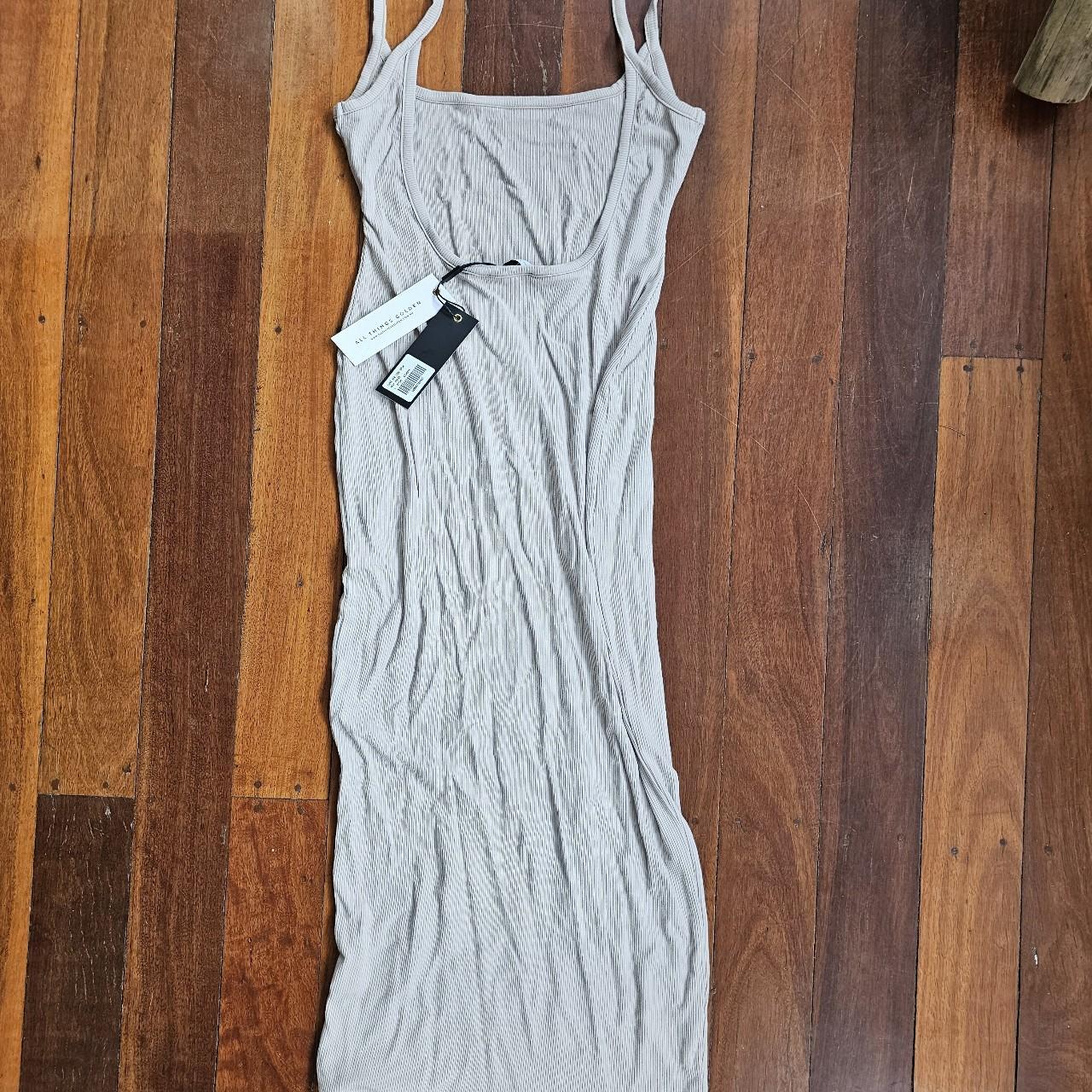 Repop - All Things Golden ‘the luxe rib low back... | Depop