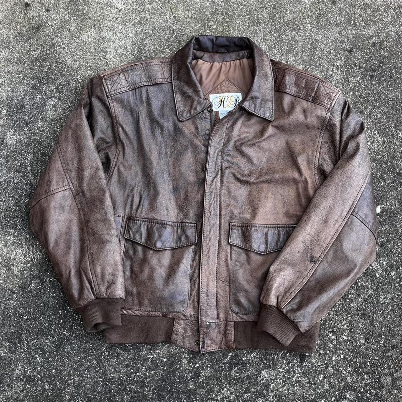 American Vintage Men's Brown and Tan Jacket | Depop