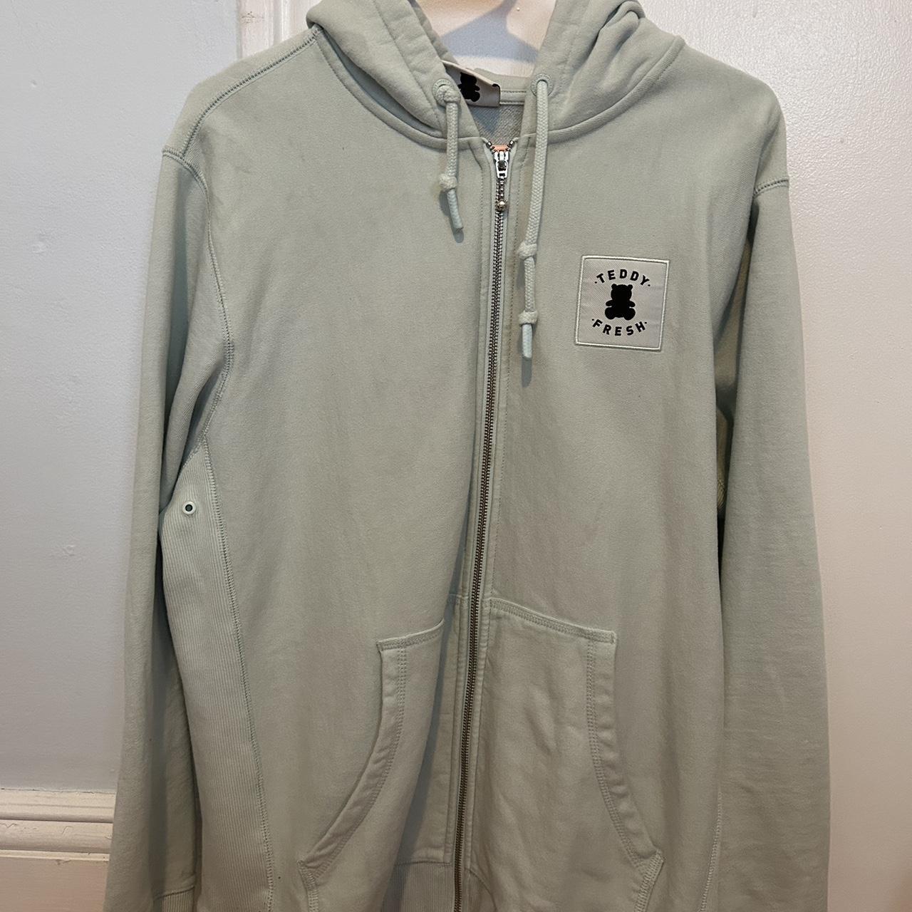 Teddy Fresh Women's Blue Jacket | Depop