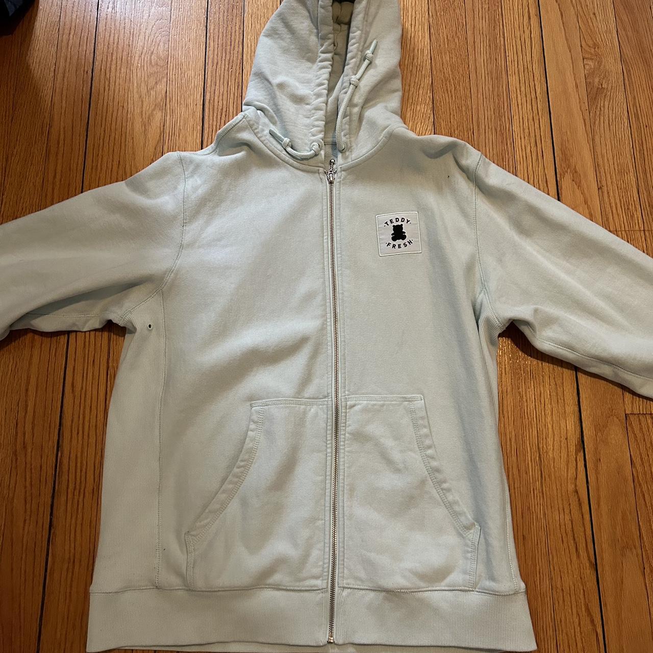 Teddy Fresh Women's Blue Jacket | Depop