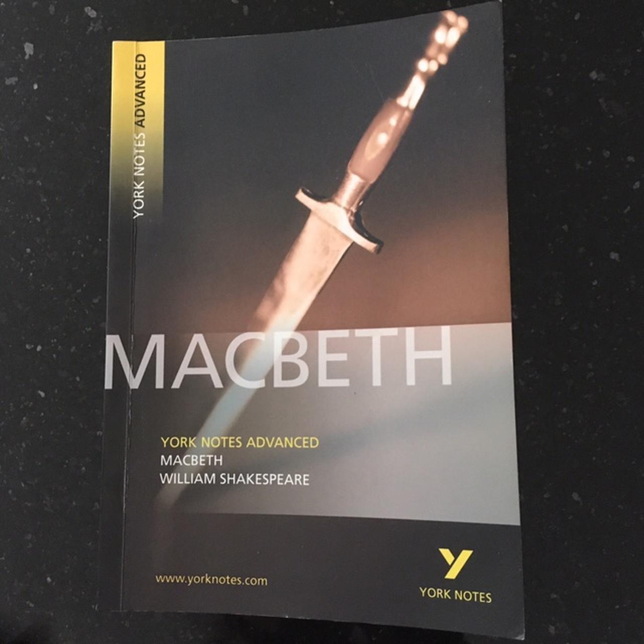 York Notes Advanced Macbeth study guide Like... - Depop