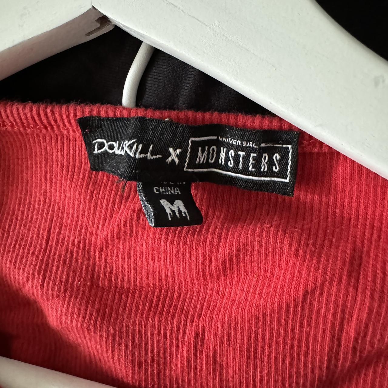 Dollskill red and black Dracula tank top 🎀Dollskill... - Depop