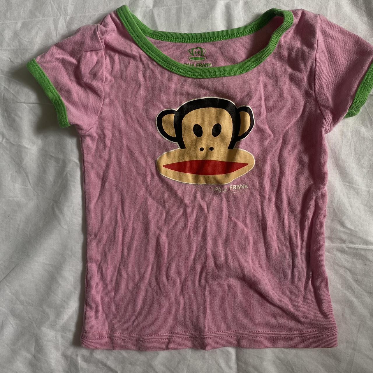 pink and green paul frank shirt #baby #kids - Depop