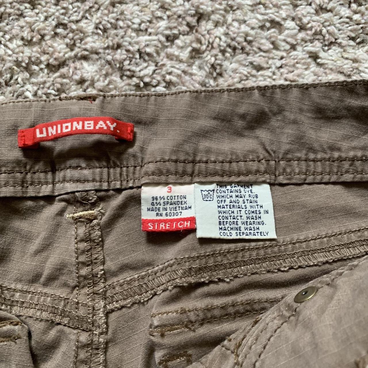 Vintage Brown Union Bay Flares so cute!! size... - Depop