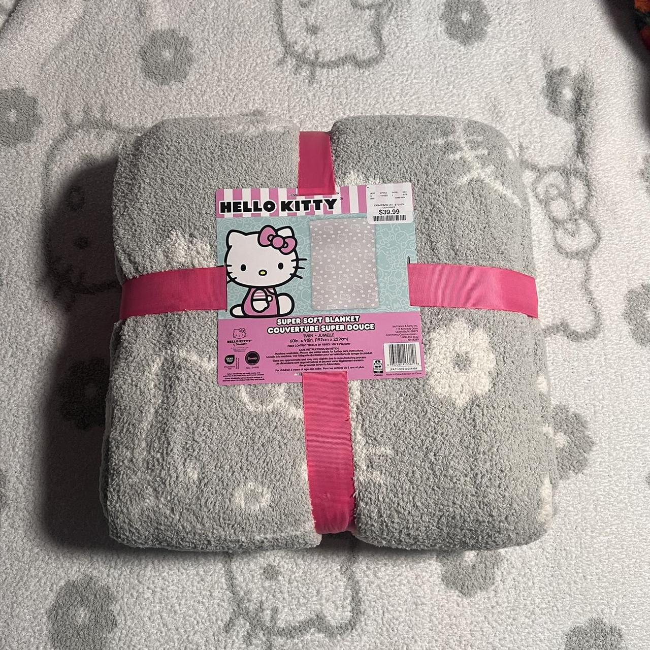 HELLO KITTY twin sized blanket 60” by 90” - Depop