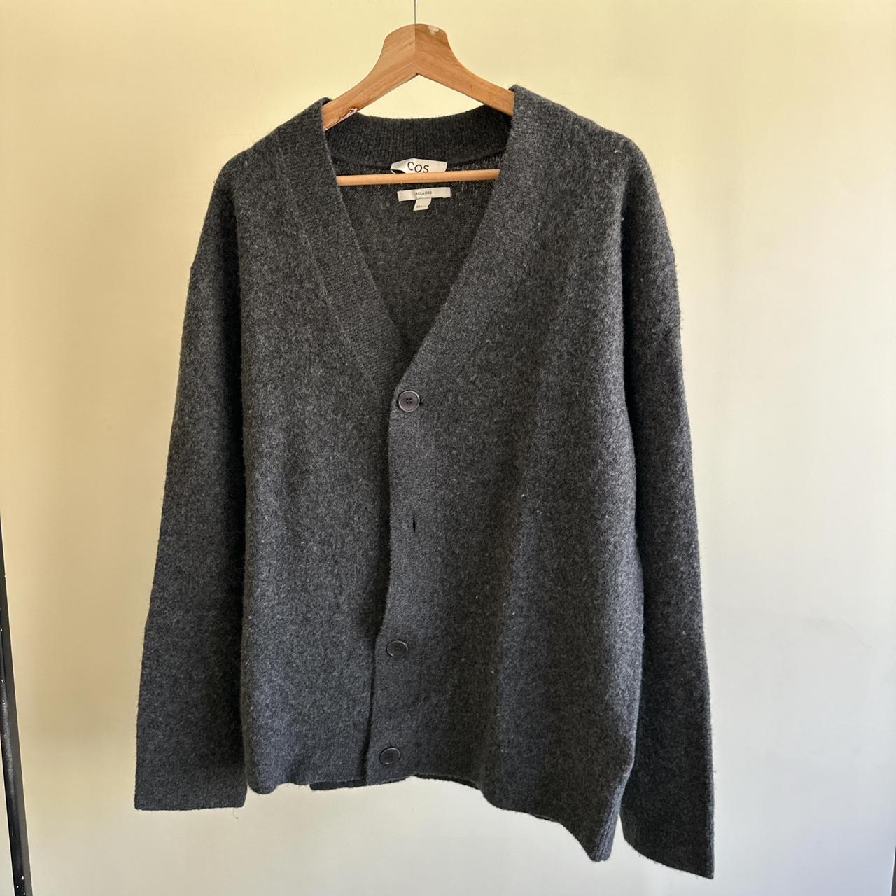 COS wool cardigan Size S (fits M-L) relaxed... - Depop