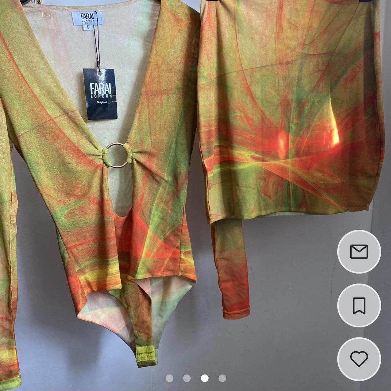 Farai London Leena - Bodysuit and skirt Brand new... - Depop
