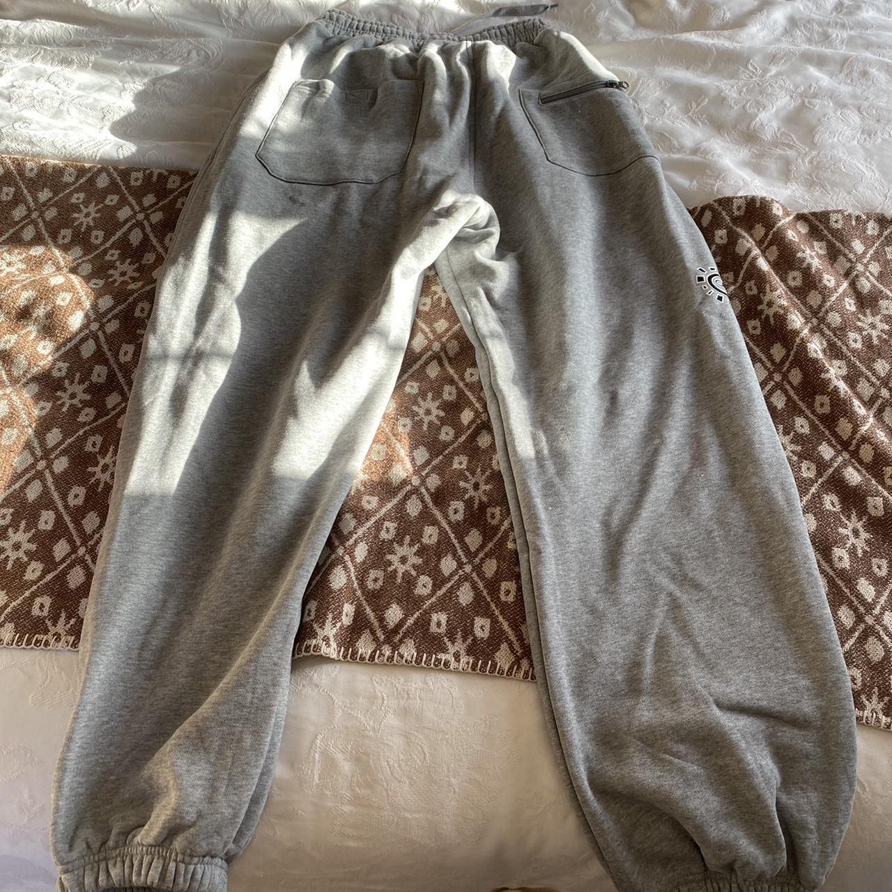 adwysd joggers grey colourway size L - Depop