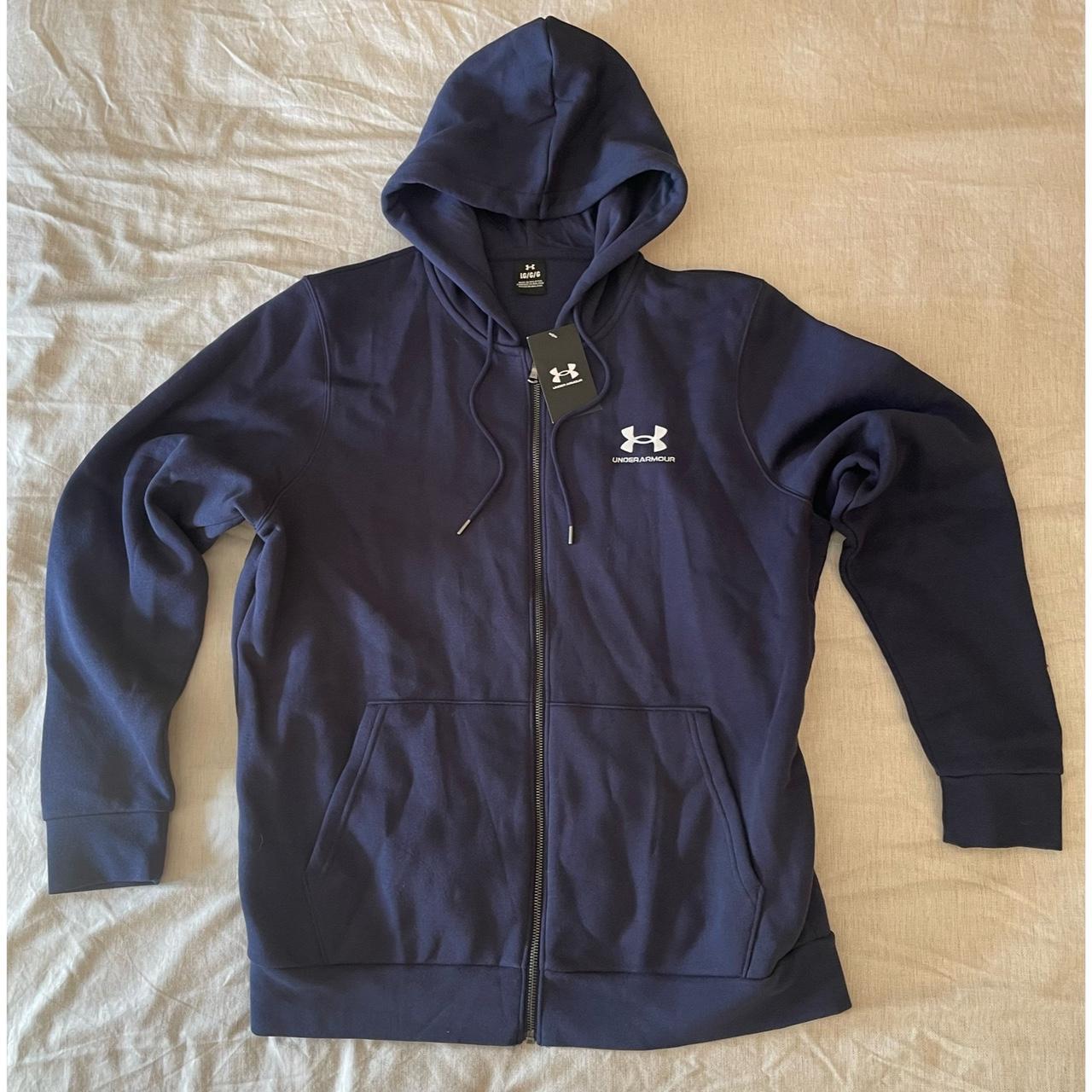 Under Armour Navy Training Jacket Brand new with... - Depop