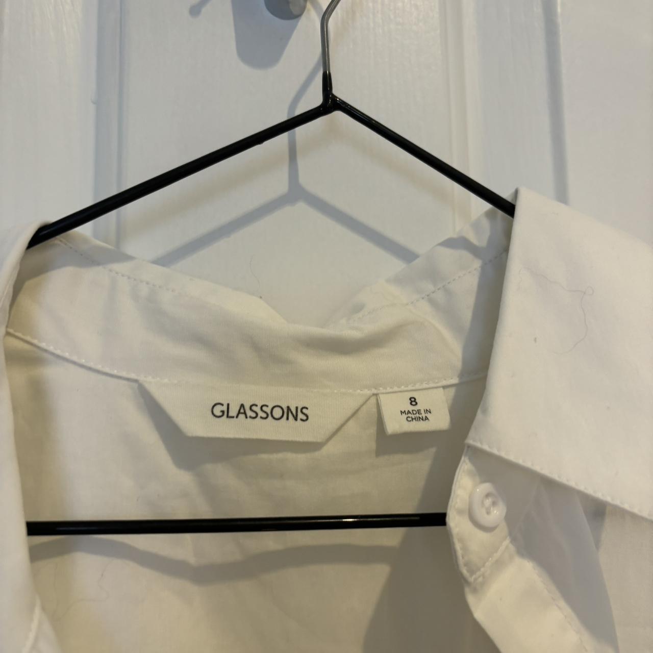 Glassons white shirt Size 8 - Depop