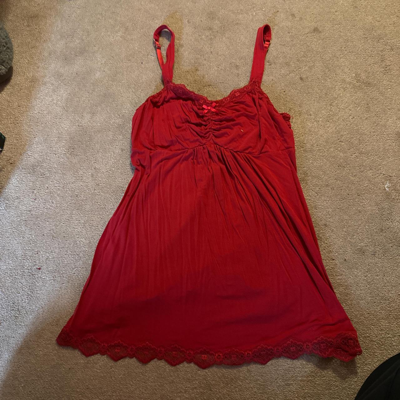Red Soma lingerie dress size small | Depop