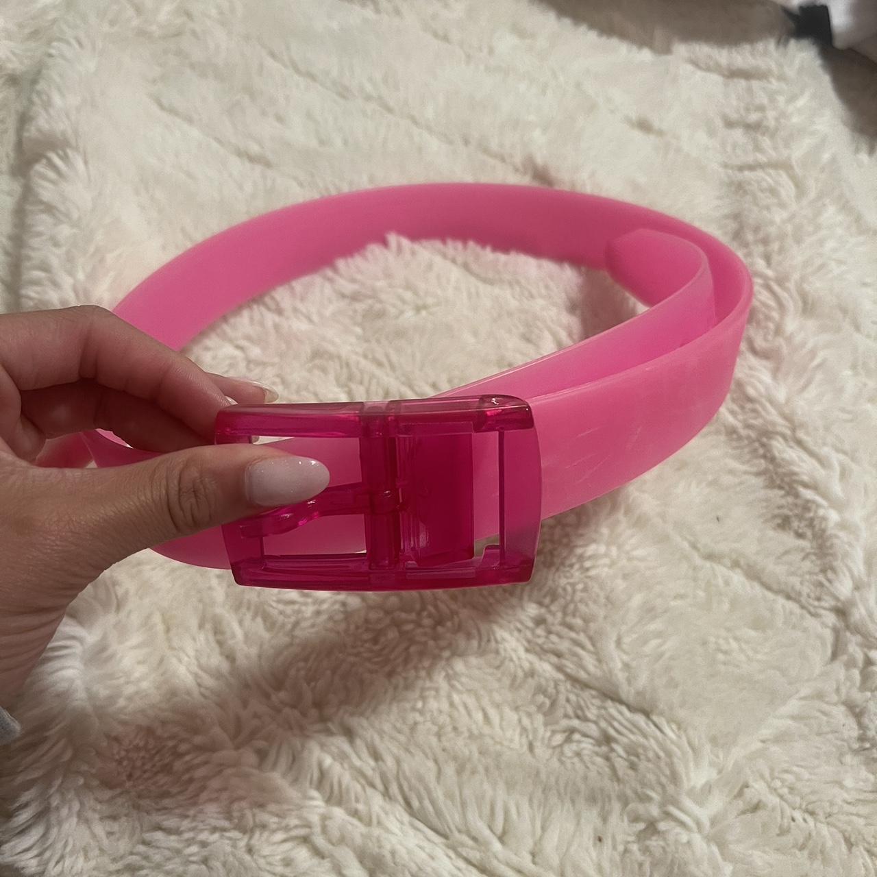 Barbie Women's Pink Belt | Depop