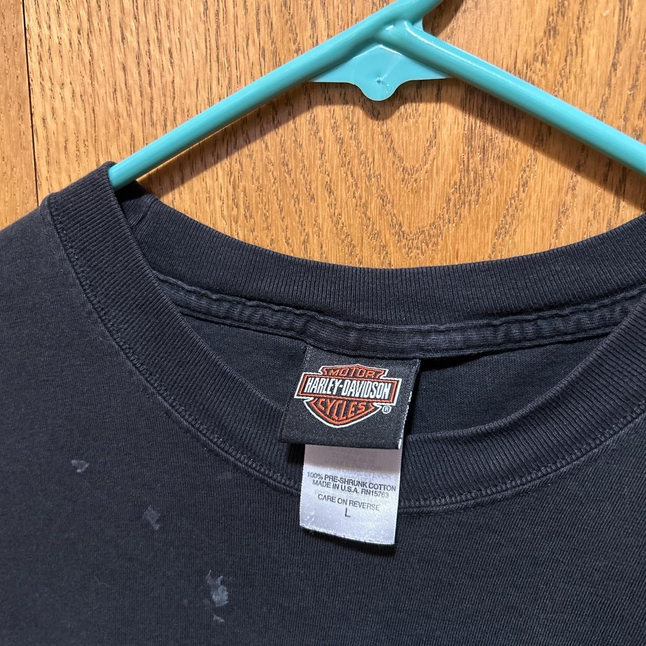 Vintage Harley Davidson Carson City Black T-Shirt -... - Depop