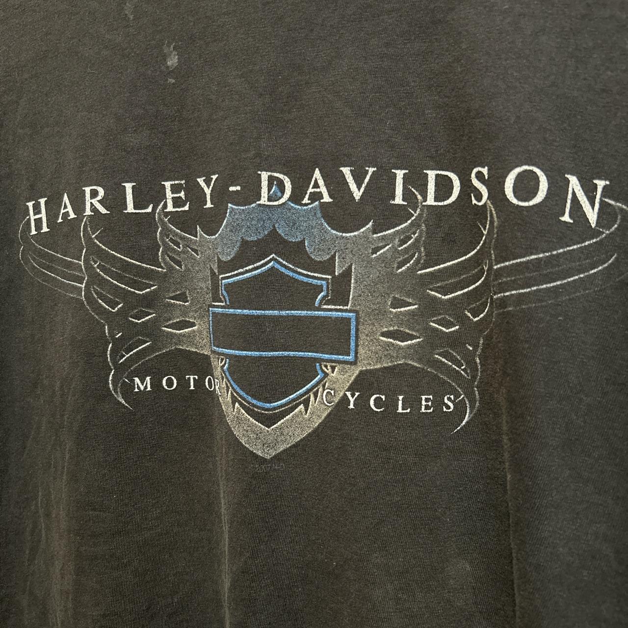 Vintage Harley Davidson Carson City Black T-Shirt -... - Depop