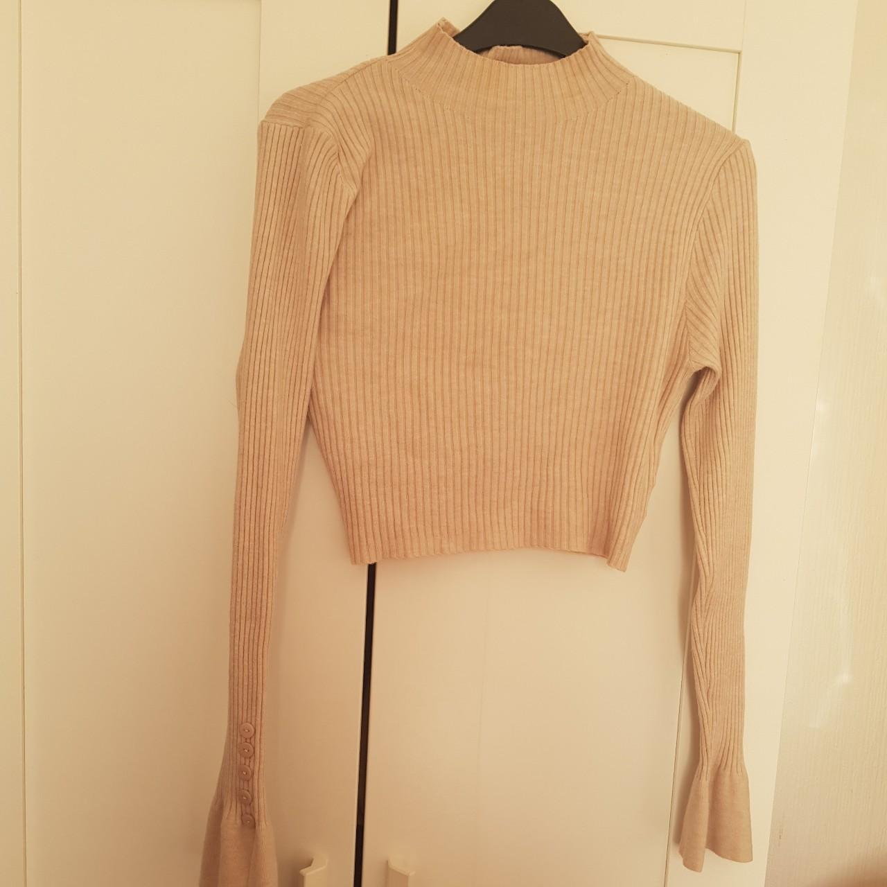 Shein cropped knitted jumper, it's totally new and... - Depop