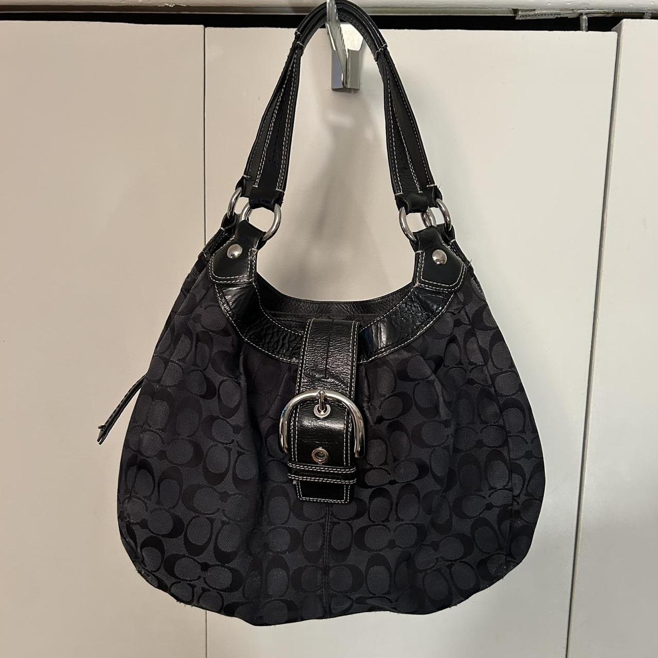 Vintage coach soho boho bag, good quality, leather... | Depop