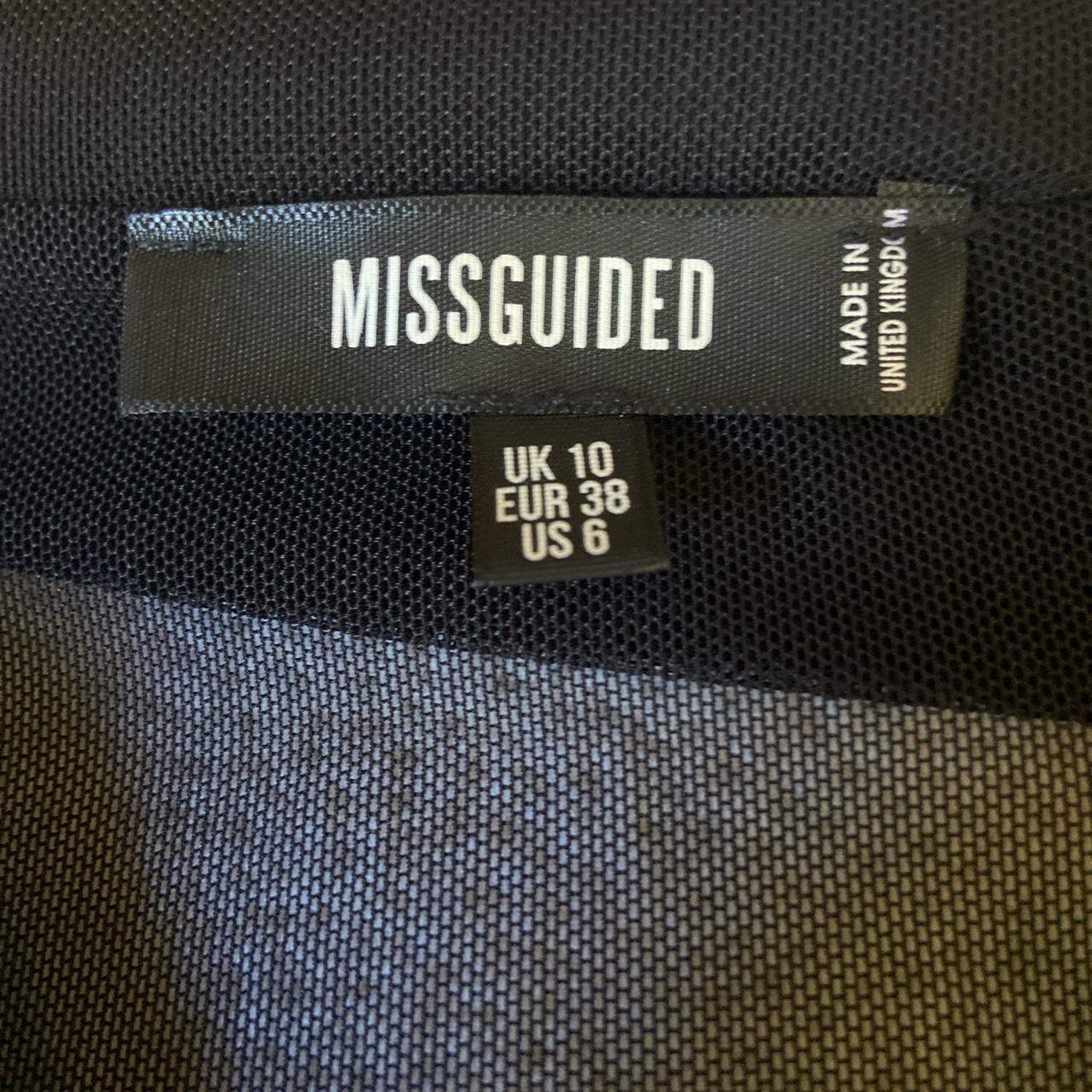 missguided black mesh top super cute wore for new... - Depop