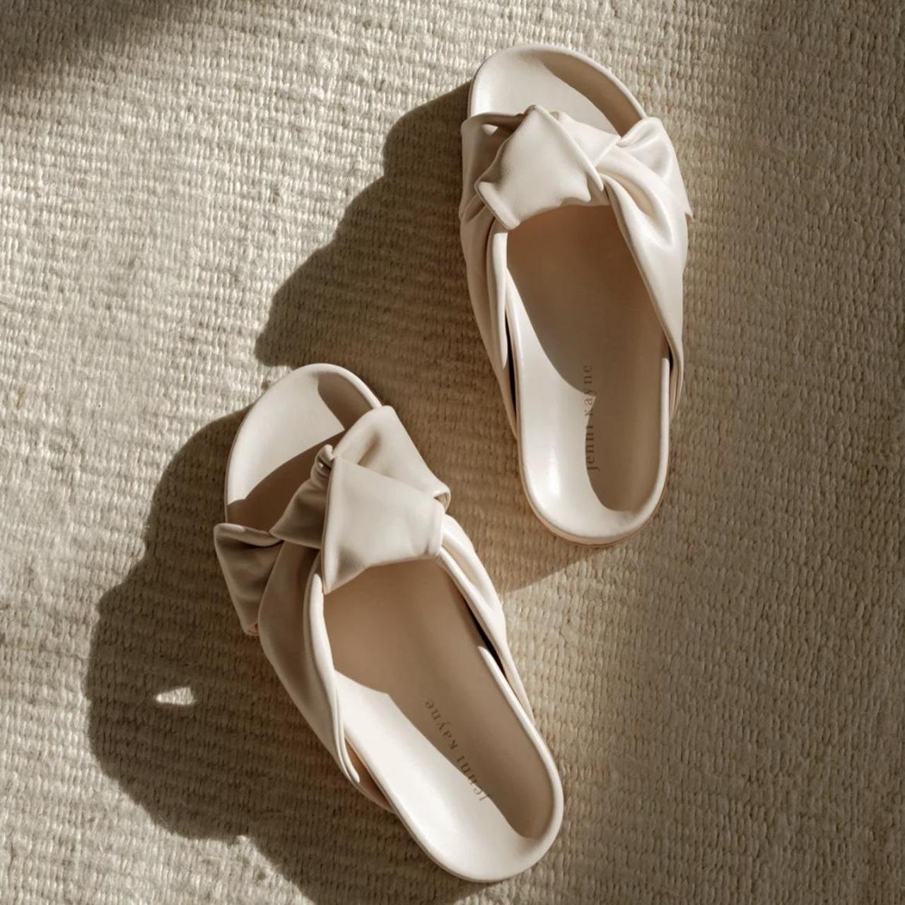 Jenni kayne leather knit sandals in sand. Size 37,... - Depop Jenni kayne leather knit sandals in sand. Size 37,... - Depop