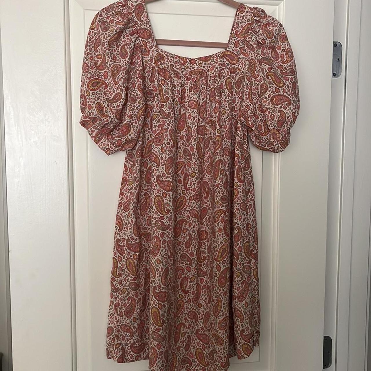 Doen silk mini dress. 100% silk. - Depop