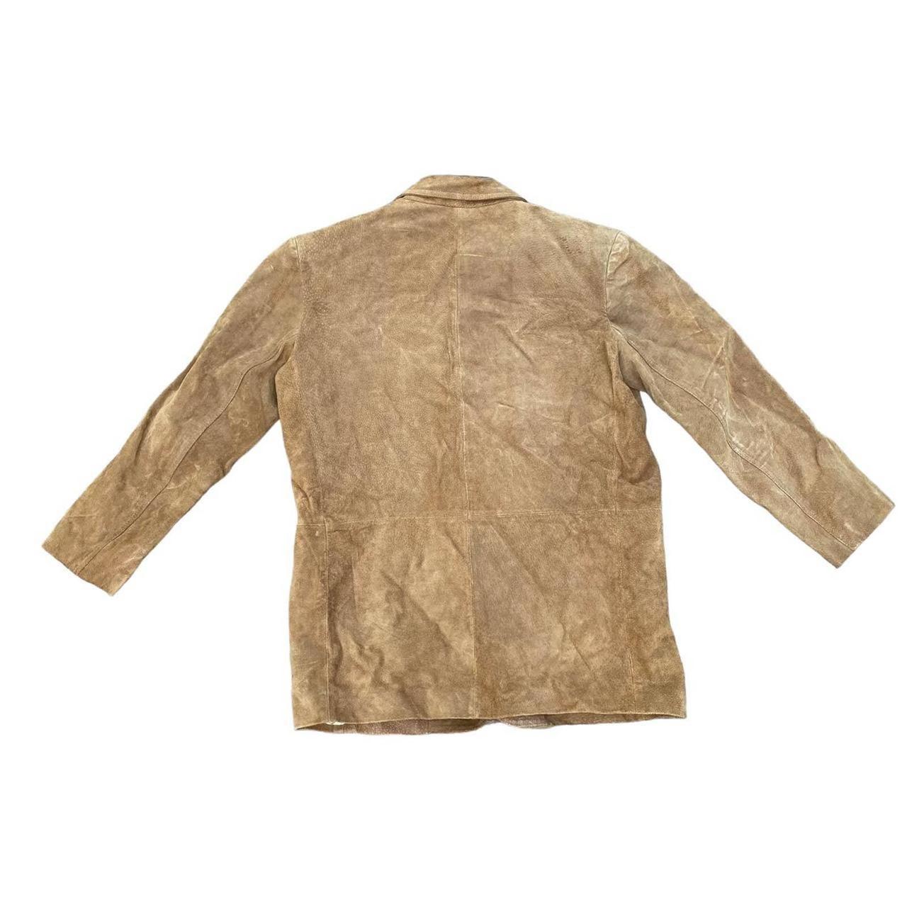 Atlantic beach leather coat works blazer. Womens... - Depop