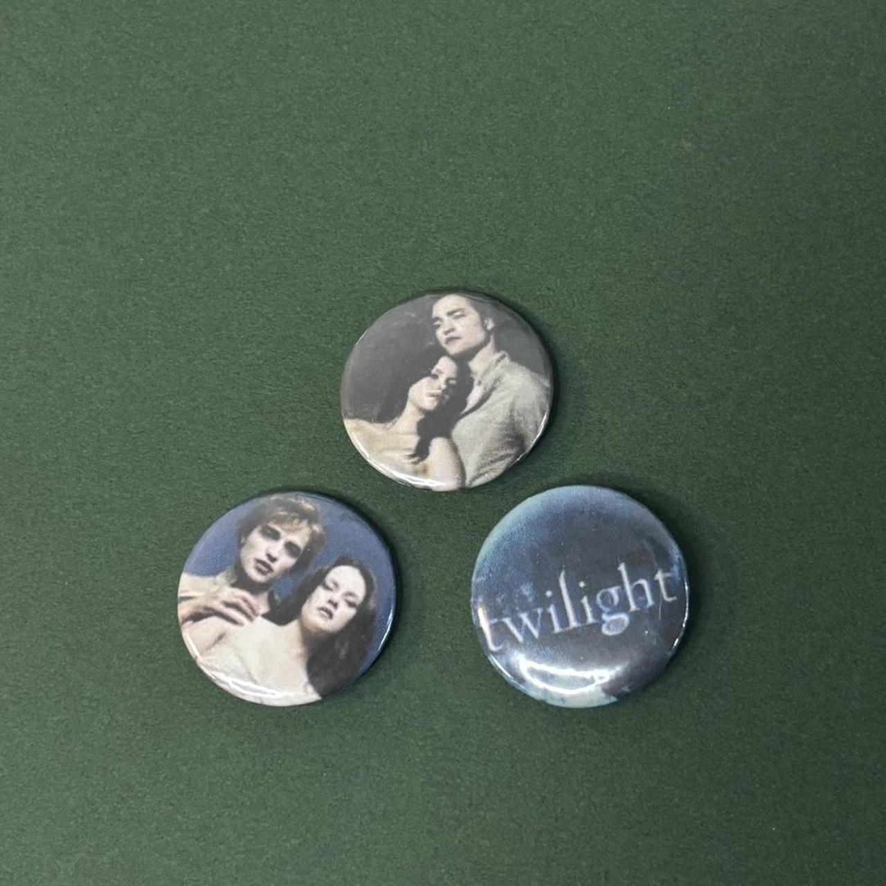 Twilight pin set 1.25 inch pins Edward Cullen... - Depop