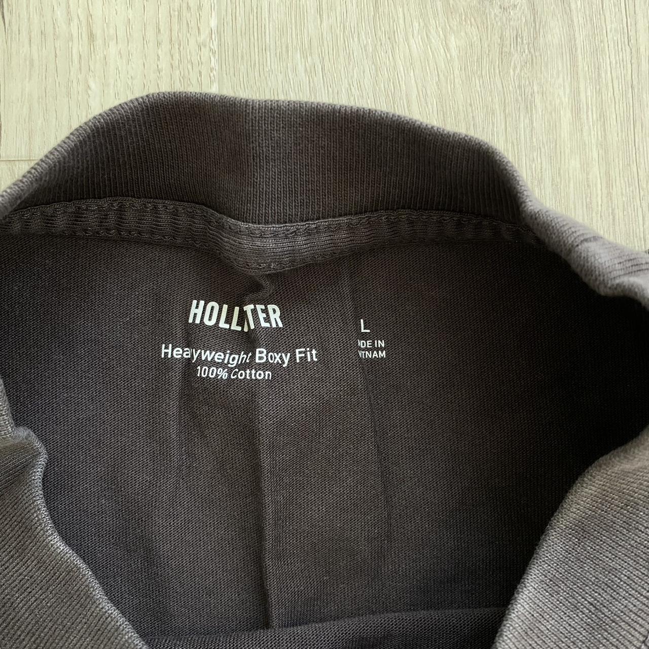 Men’s Plain Boxy Heavyweight Crew T-Shirt by... | Depop