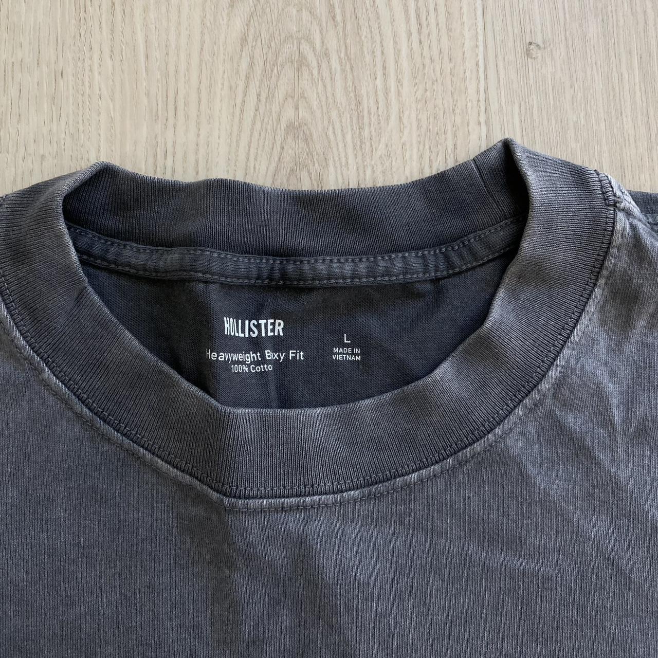 Men’s Plain Boxy Heavyweight Crew T-Shirt by... | Depop