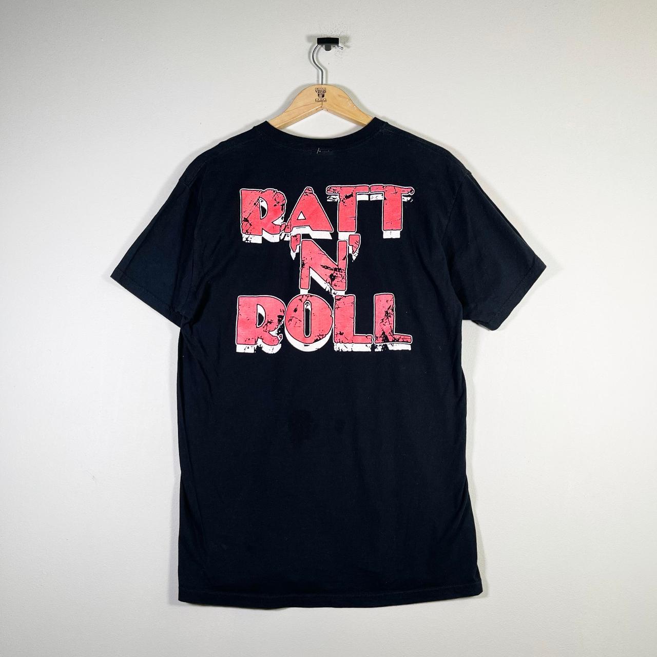 Vintage Ratt Rock and Roll Band Tee Condition: - In... - Depop