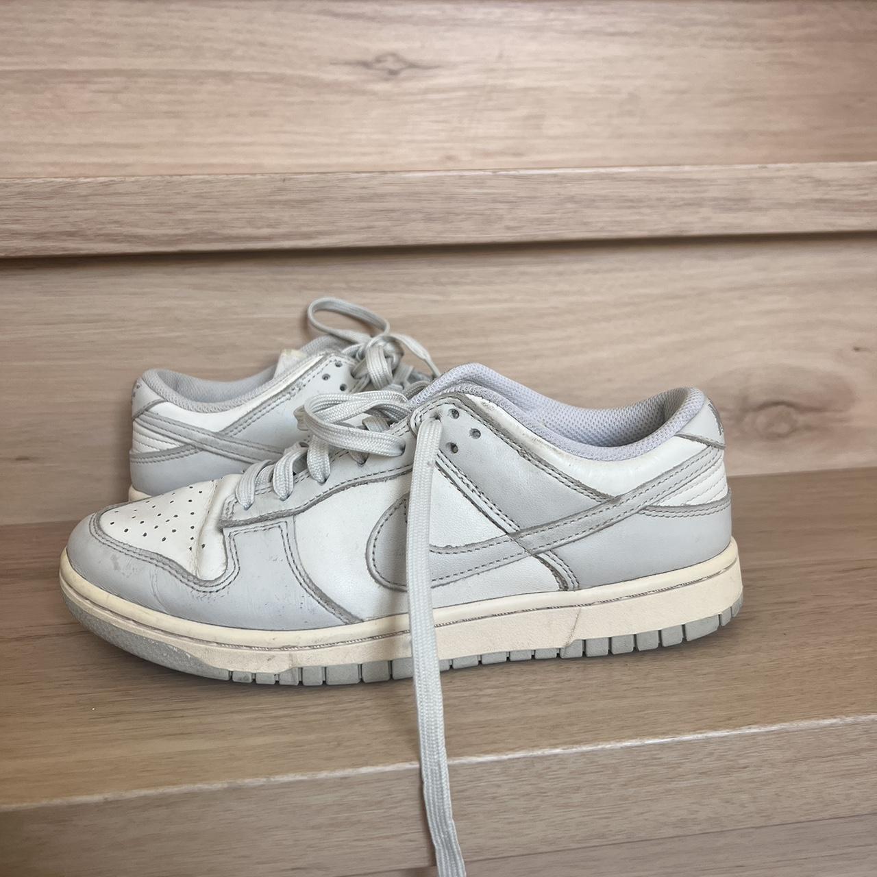 Nike dunks in BONE Pre loved but in great condition... - Depop
