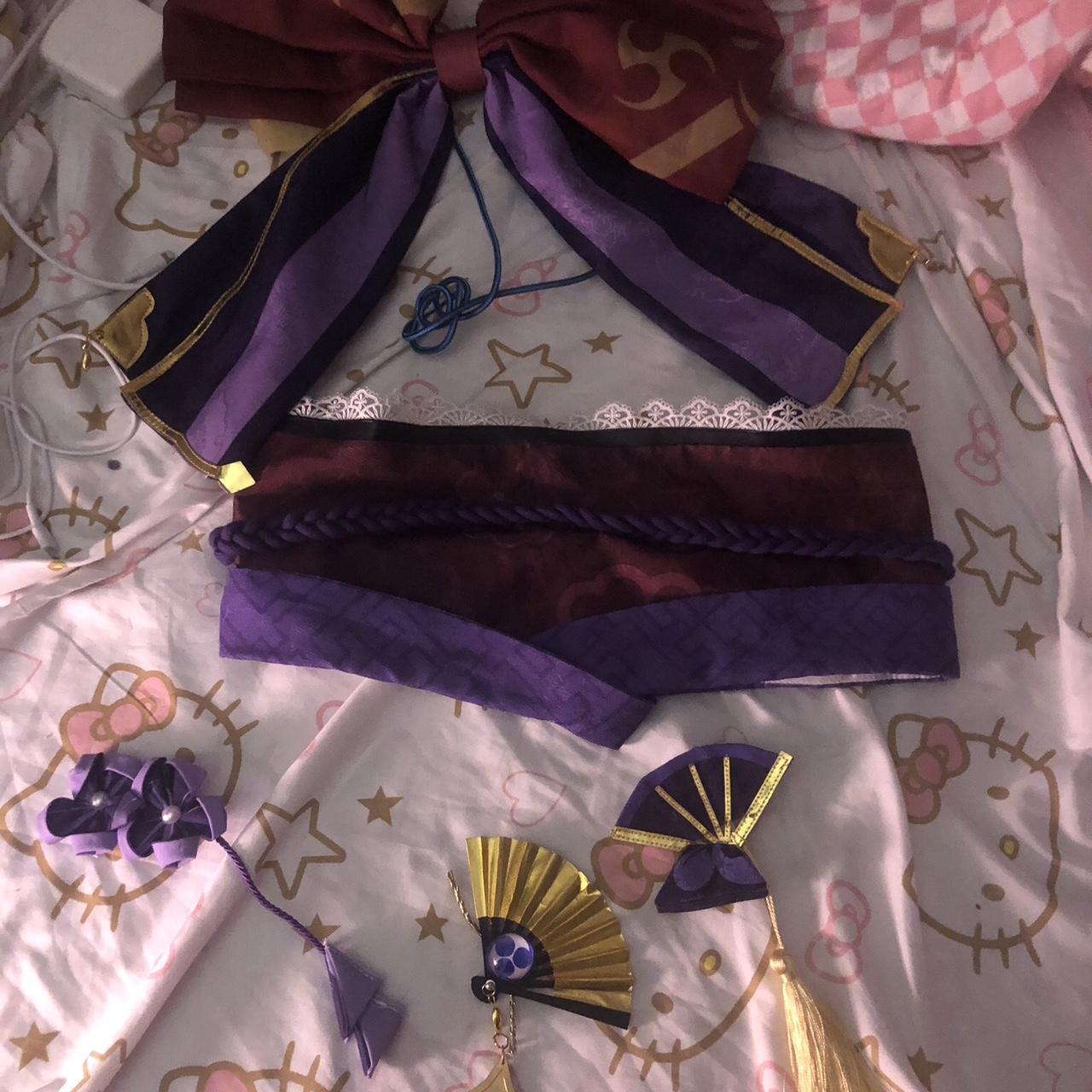 Raiden shogun cosplay size Medium circles is what is... - Depop