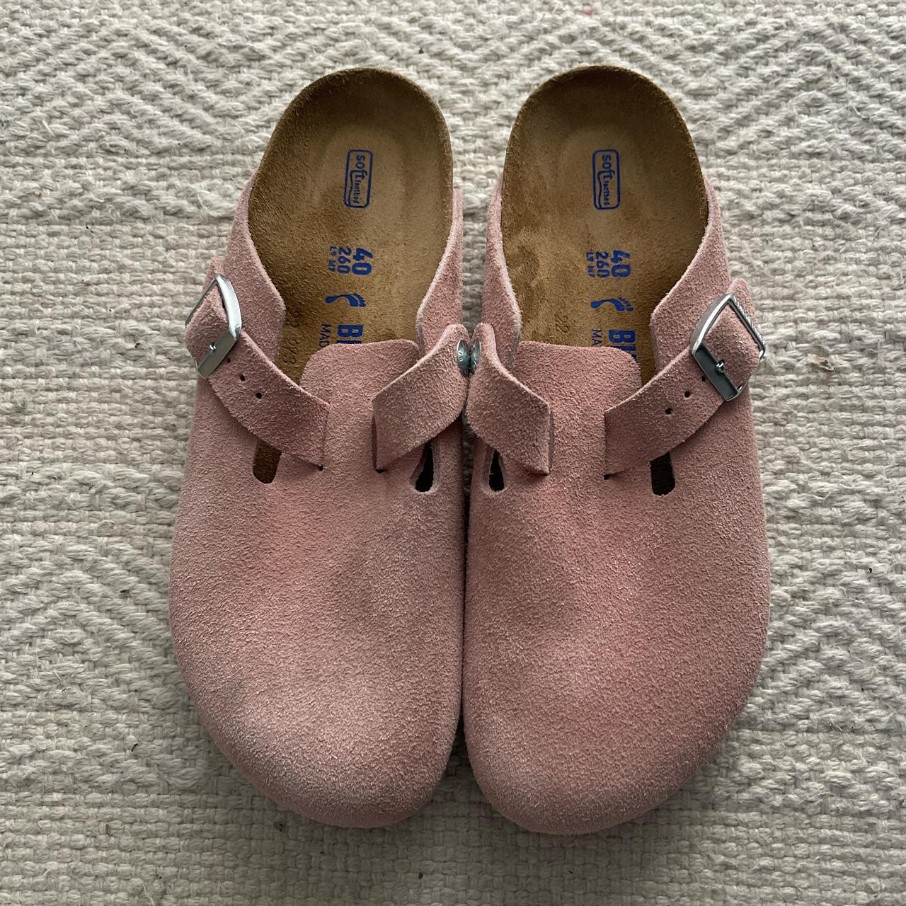 Birkenstock Women's Pink Clogs | Depop