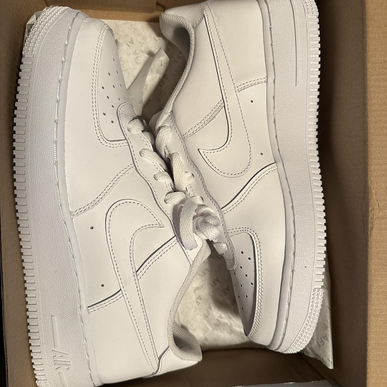 White Nike Air Force 1 trainers #sneakers - Depop