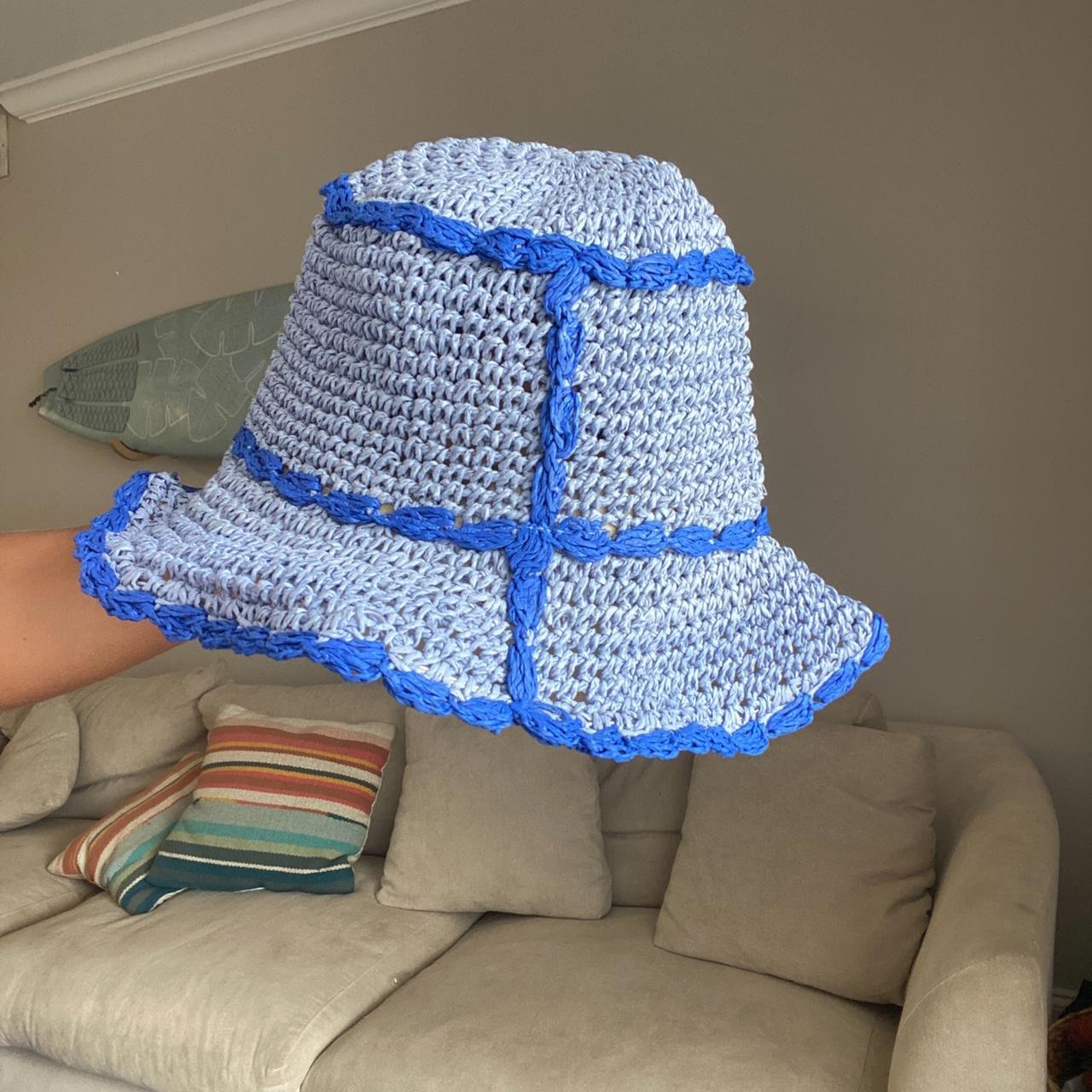 Princess Polly straw blue hat - Depop