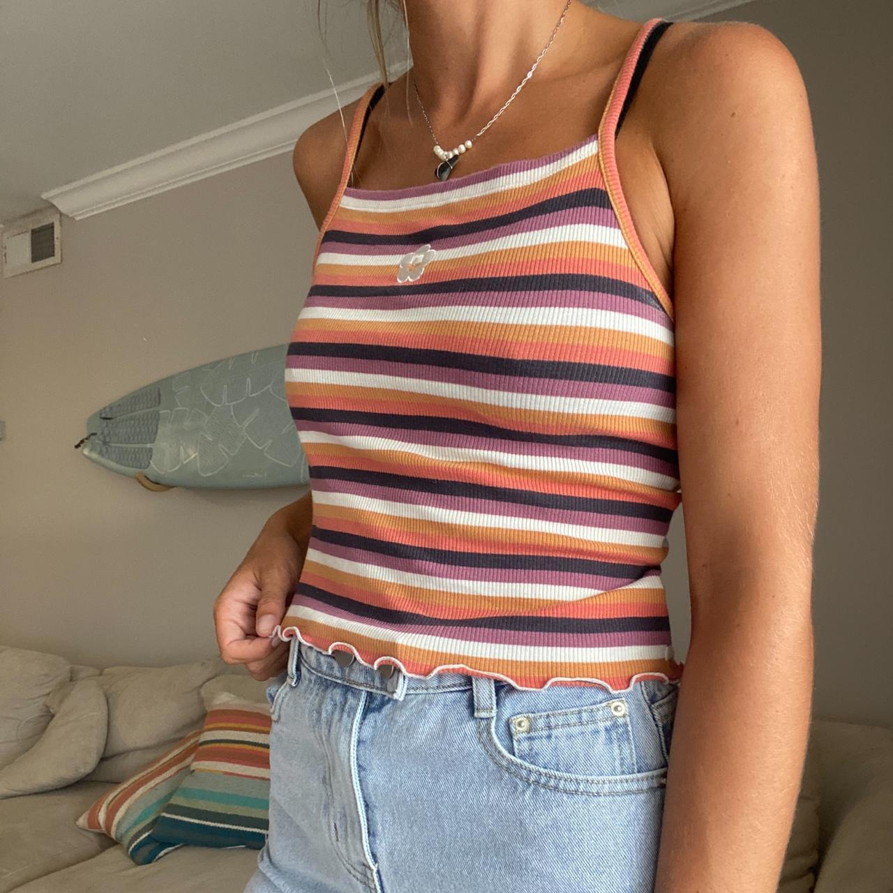 Ghanda flower tank US 4 - Depop