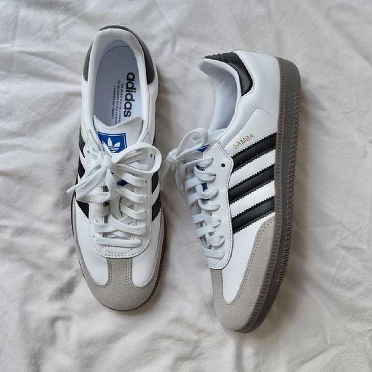 Og white sambas mens 4 women 5 men 6 women 7 men 8... - Depop