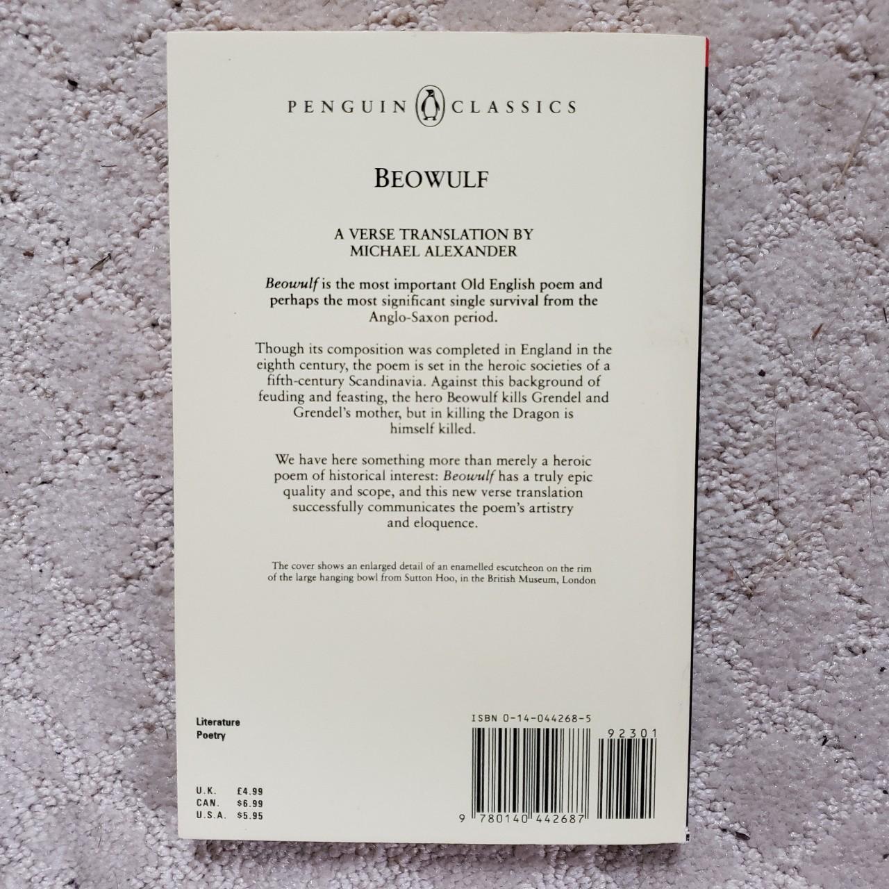 Beowulf ☆ Penguin Books Edition, 1973 ☆ Translated... - Depop