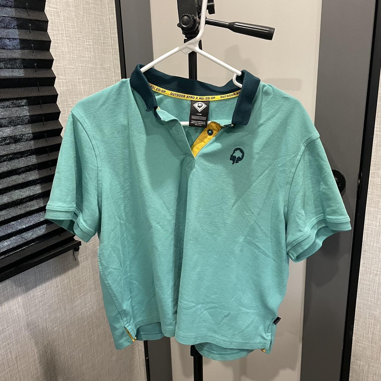 REI Co-op Women's Blue Polo-shirts | Depop