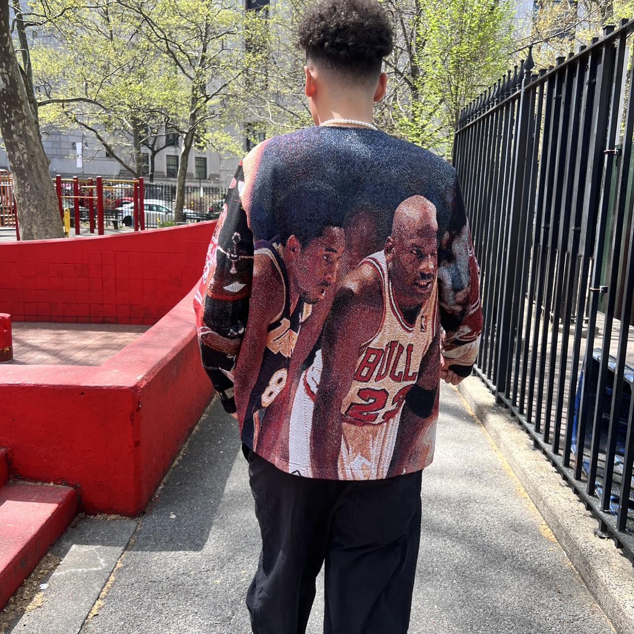 Jordan tapestry very few left - Depop