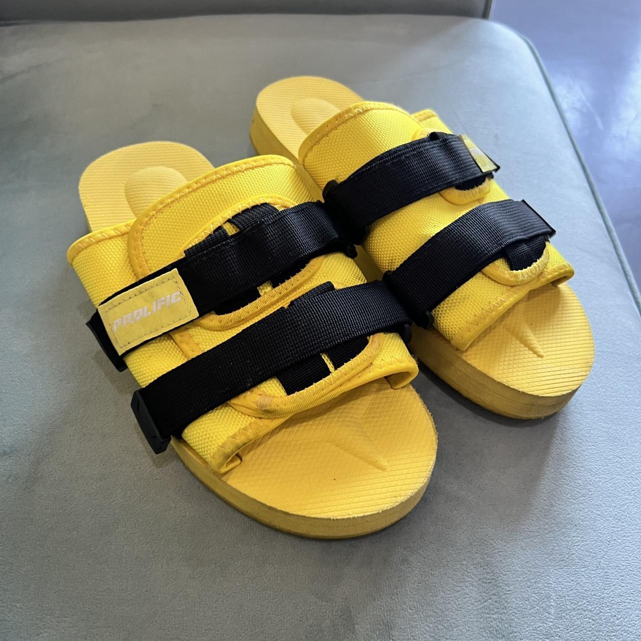 Velcro Slides - Depop