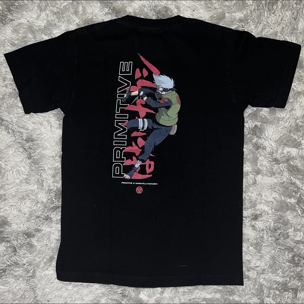 Primitive Men's Black and Red T-shirt | Depop