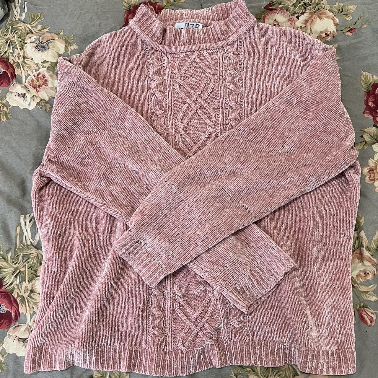 Cutest pink grandma sweater !! Super soft ! VERY... - Depop