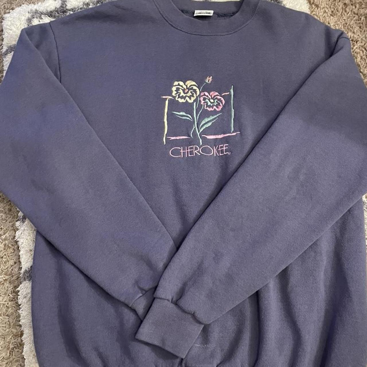 Cherokee Women's Purple Sweatshirt | Depop