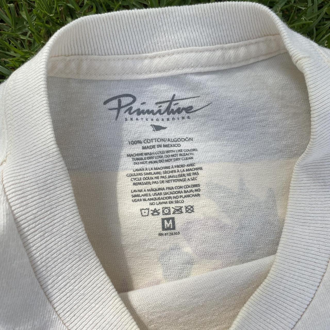 Yellow Primitive shirt Flower themed ️DEPOP... - Depop