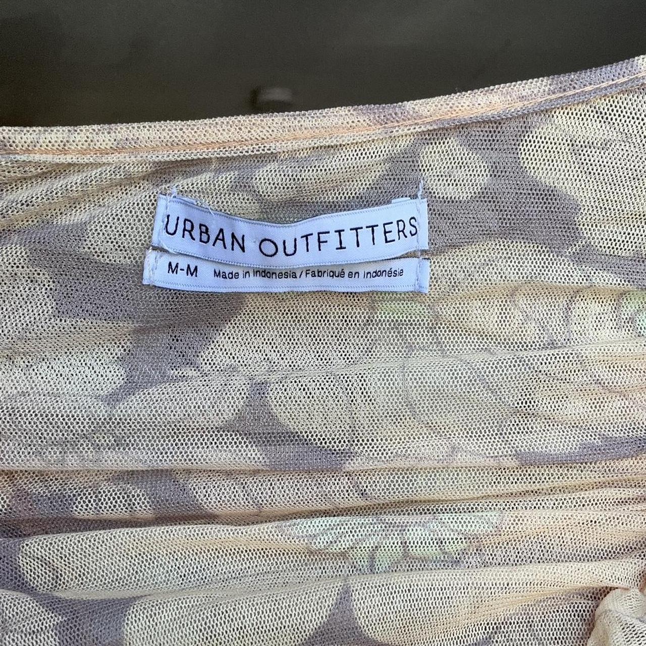 Urban Outfitters cropped mesh tank. Worn once. Size... - Depop