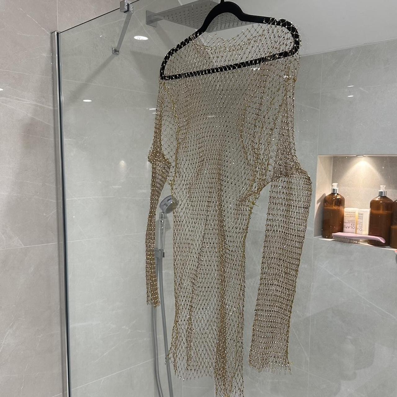 Silkfred gold and diamonte cover up • Bought on... - Depop