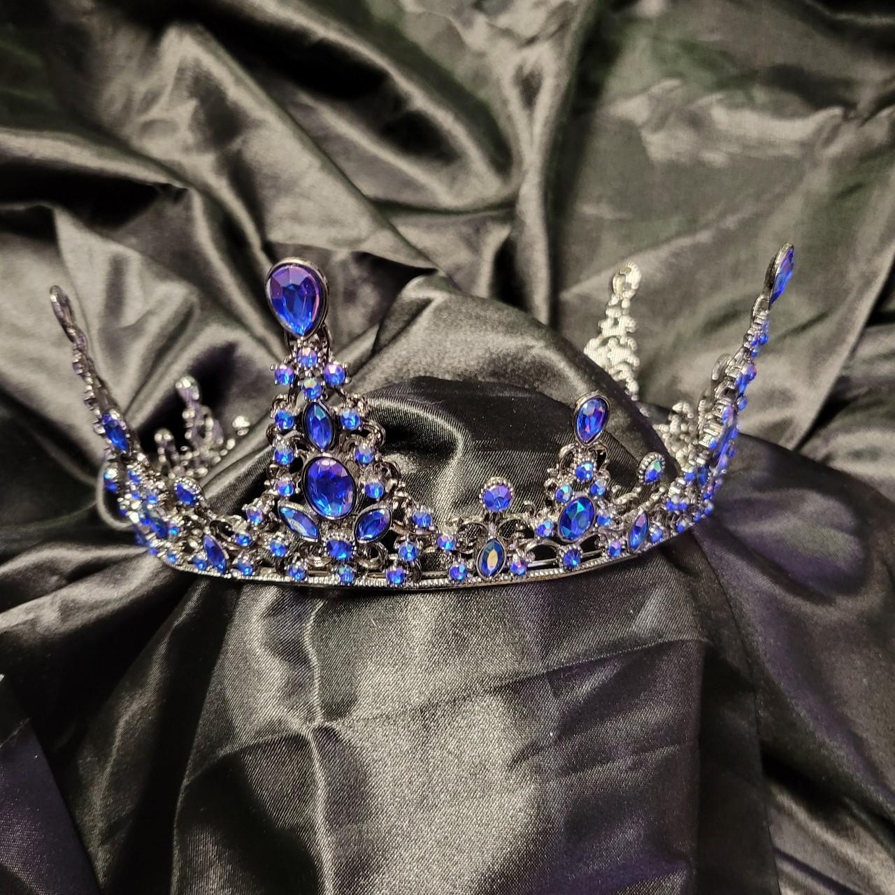 💙blue metal crown💙 🌟super sturdy and durable... - Depop