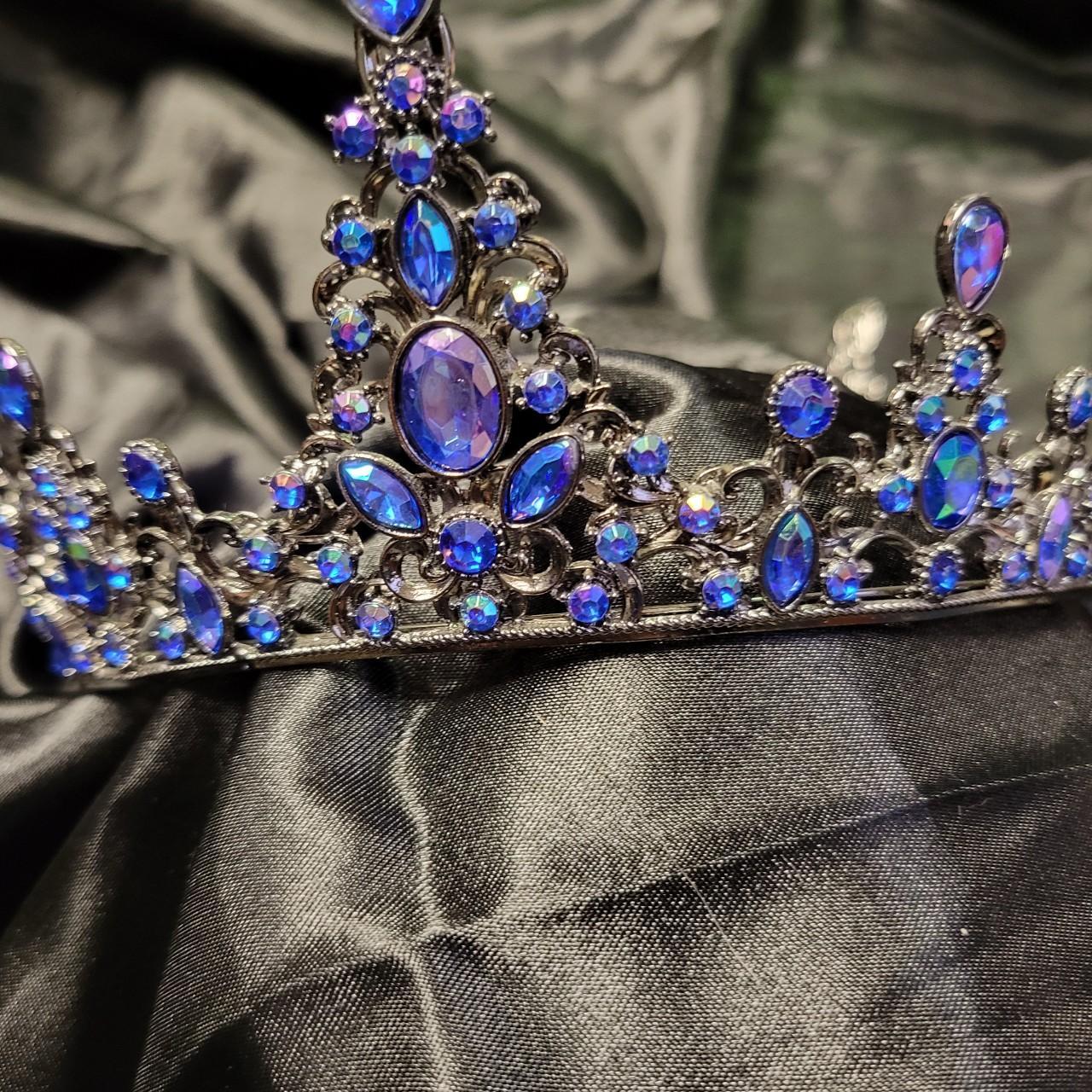 💙blue metal crown💙 🌟super sturdy and durable... - Depop